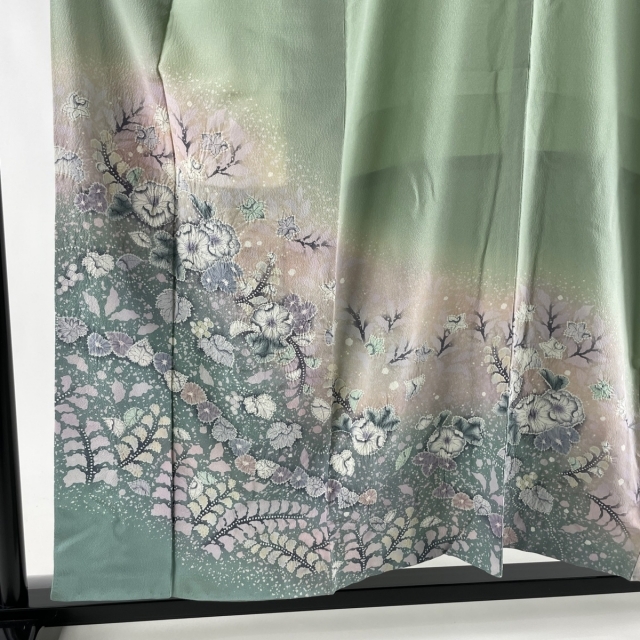 訪問着 美品 秀品 154cm 64cm 正絹 訪問着 美品 秀品 154cm 64cm 正絹