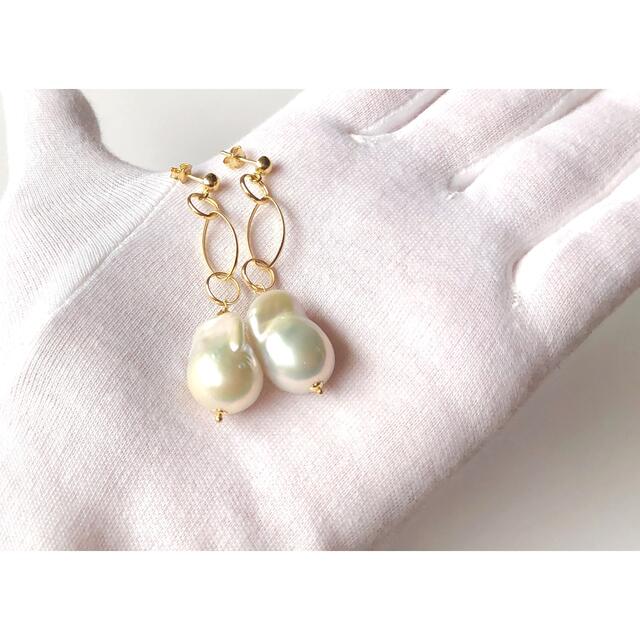 バロックパールピアス 750(K18) バロックパールピアス 750(K18)
