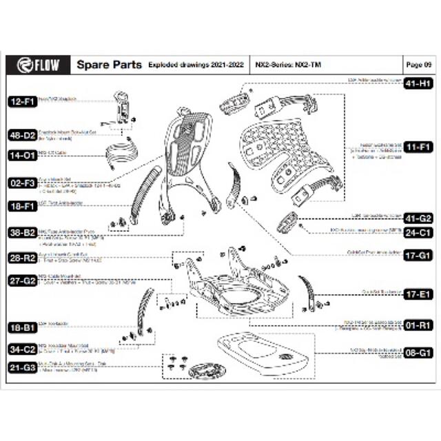FLOW - FLOW NX2-TM. ビス 部品No.28-R2の通販 by KJ's shop FLOW - FLOW NX2-TM. ビス 部品No.28-R2の通販 by KJ's shop