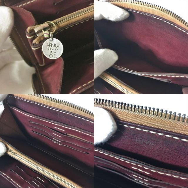 HENRY BEGUELIN - 美品 アンリークイール ポーカーキング 長財布 HENRY BEGUELIN - 美品 アンリークイール ポーカーキング 長財布