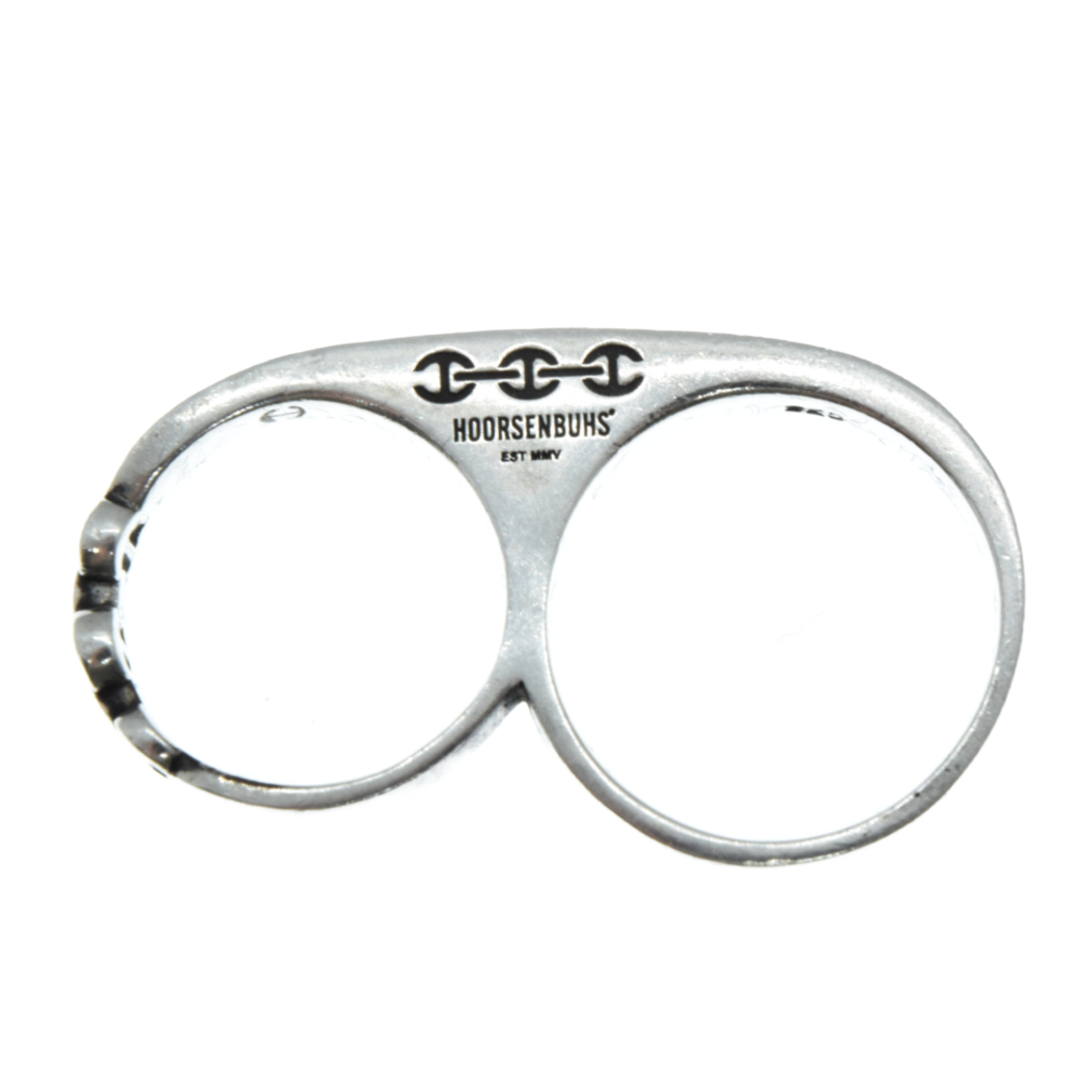 HOORSENBUHS ホーセンブース Double Knuckle Ring With Diamonds HOORSENBUHS ホーセンブース Double Knuckle Ring With Diamonds