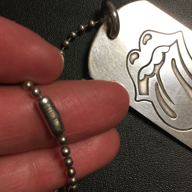 Chrome Hearts - クロムハーツ ローリングストーンズ ドッグタグ Chrome Hearts - クロムハーツ ローリングストーンズ ドッグタグ