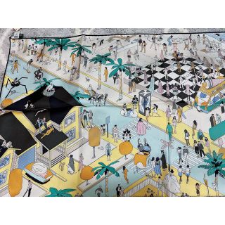 HERMES - 【新品未使用】エルメス カレ90cm エルメス オン ザ HERMES - 【新品未使用】エルメス カレ90cm エルメス オン ザ