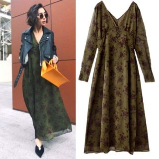 Ameri VINTAGE(ワンピース ・ ブラウン/茶色系)のフリマ Ameri VINTAGE(ワンピース ・ ブラウン/茶色系)のフリマ