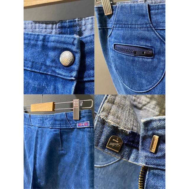 古着 ビンテージ 70s ヒッピー ハンドメイド デニムパンツ 美品 古着 ビンテージ 70s ヒッピー ハンドメイド デニムパンツ 美品
