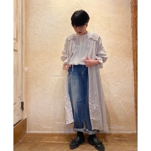 nest Robe - ネストローブ♡レースカラースモック2wayワンピース nest Robe - ネストローブ♡レースカラースモック2wayワンピース