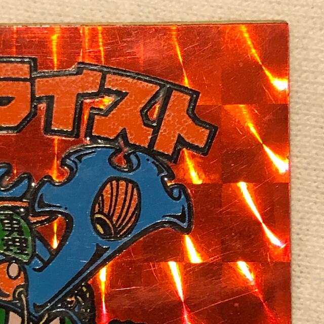 旧ビックリマン ビックリマン ヘラクライスト 赤 プリズム 美品 旧ビックリマン ビックリマン ヘラクライスト 赤 プリズム 美品