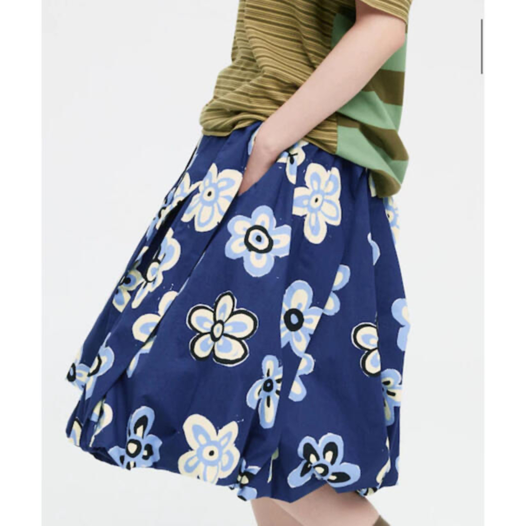MARNI - UNIQLO マルニ バルーンシェイプスカート ブルー サイズ MARNI - UNIQLO マルニ バルーンシェイプスカート ブルー サイズ