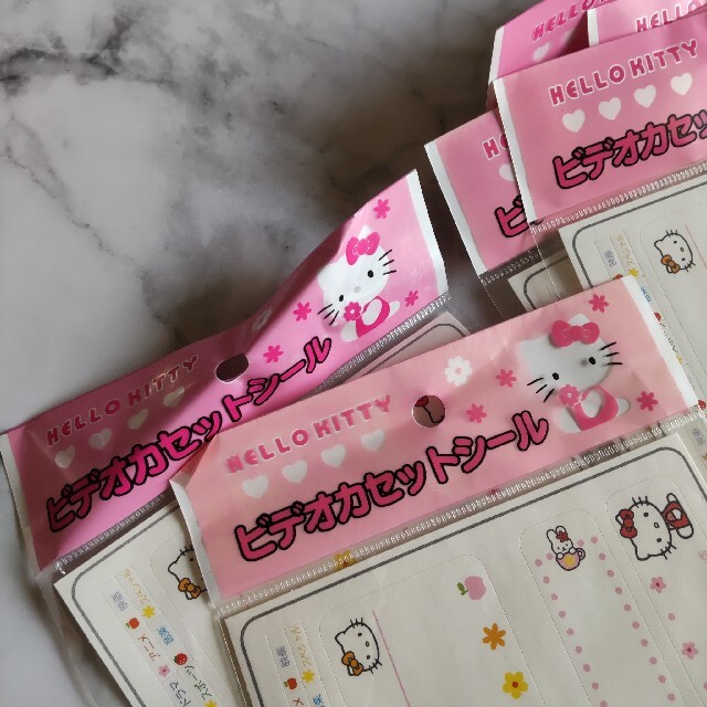 ハローキティ - 【1999年】HELLO KITTY☆MDシール(2枚入り)など ハローキティ - 【1999年】HELLO KITTY☆MDシール(2枚入り)など