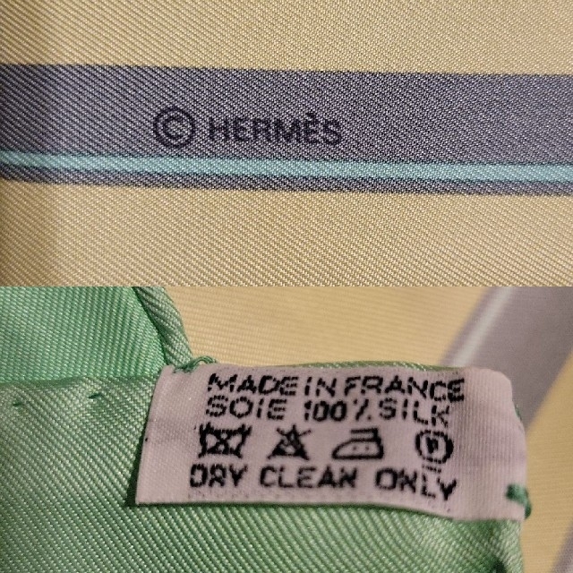 HERMES - 未使用 レア 稀少 HERMES エルメス スカーフ カレ90の HERMES - 未使用 レア 稀少 HERMES エルメス スカーフ カレ90の