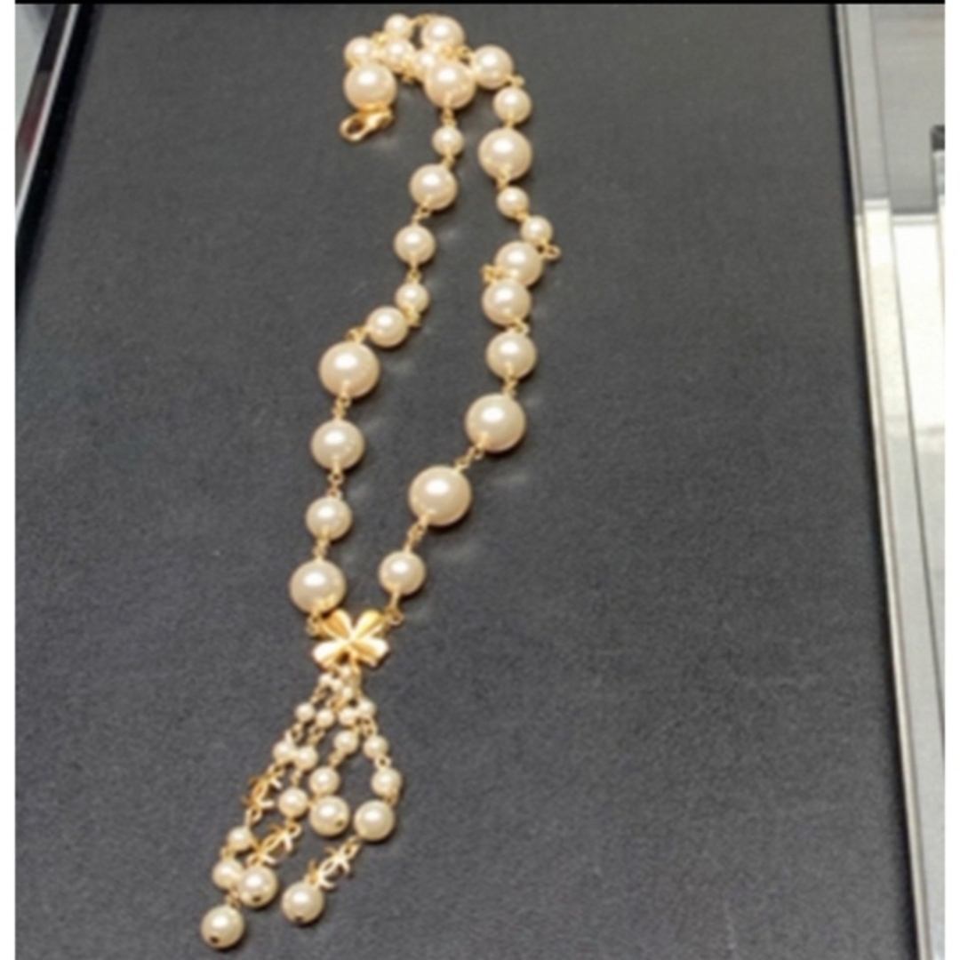 CHANEL - 21'新作CHANELゴールドパールダイヤ入クローバー4重 CHANEL - 21'新作CHANELゴールドパールダイヤ入クローバー4重