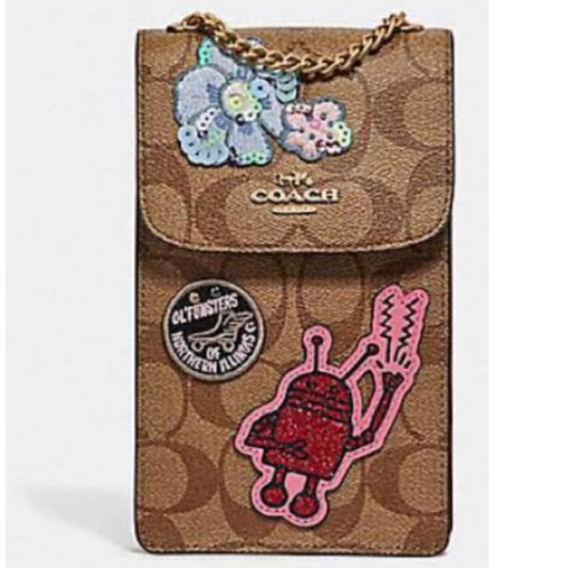 限定品】COACH xキースへリング 携帯スマホ ショルダーバッグ 限定品】COACH xキースへリング 携帯スマホ ショルダーバッグ