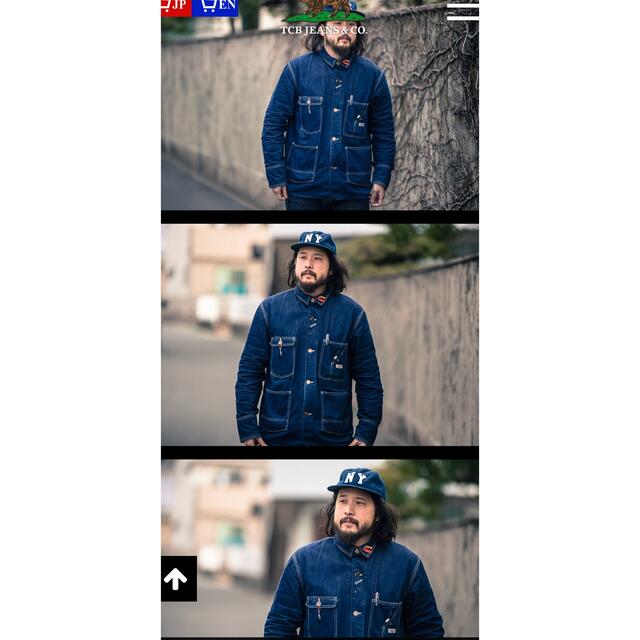 TCBjeansジーンズタビーズジャケットカバーオールTabbys Jacket TCBjeansジーンズタビーズジャケットカバーオールTabbys Jacket