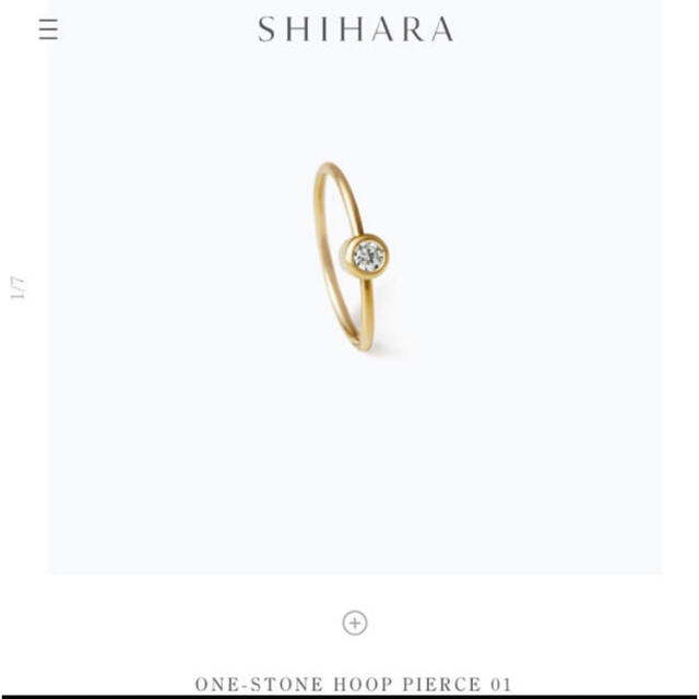 shihara】シハラ.ピアス.片耳 アクセサリー shihara】シハラ.ピアス.片耳 アクセサリー