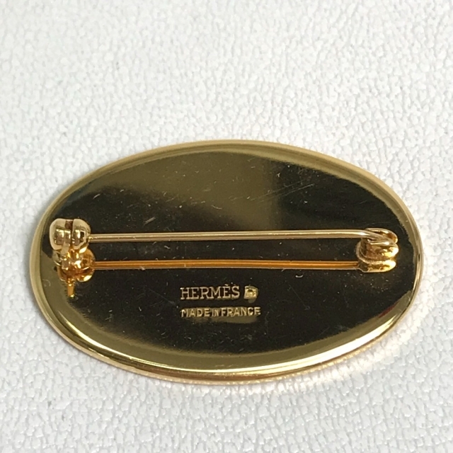 HERMES - エルメス HERMES バード 鳥モチーフ エマイユ ブローチ HERMES - エルメス HERMES バード 鳥モチーフ エマイユ ブローチ