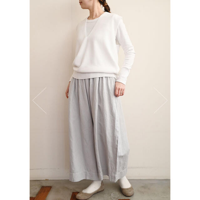 ゴーシュ リネンコットンドビーワイドパンツ 完売 ゴーシュ リネンコットンドビーワイドパンツ 完売