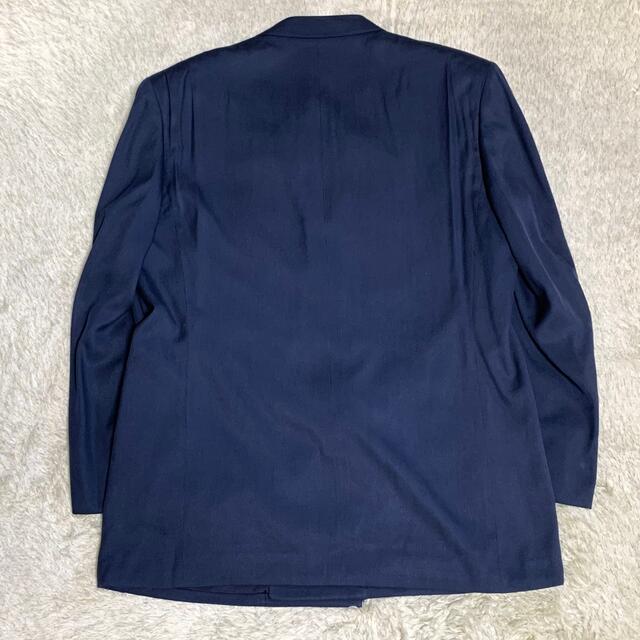 セットアッ Lanvin ダブル シルク100 紺 Xl位の通販 By Ms 週末セール|ランバンならラクマ ランバン セットアップ