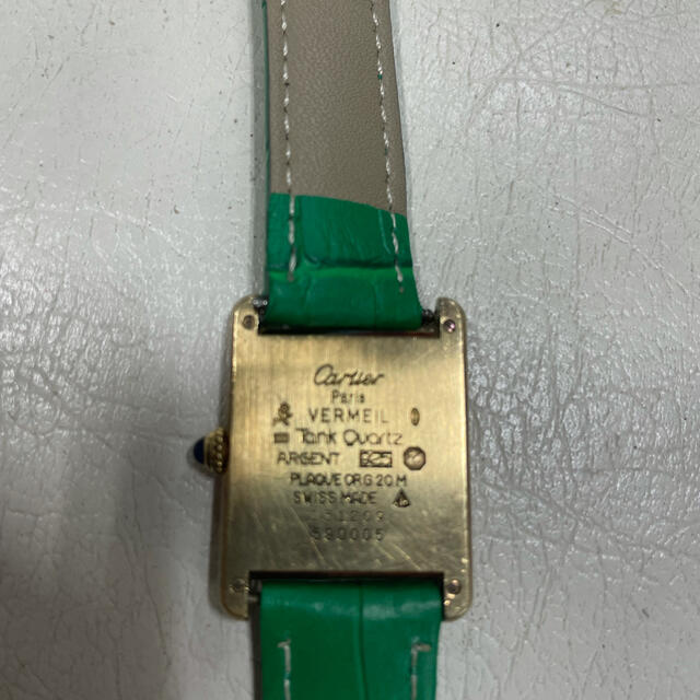 Cartier - カルティエ 腕時計 グリーンベルト 760の通販 by Cartier - カルティエ 腕時計 グリーンベルト 760の通販 by