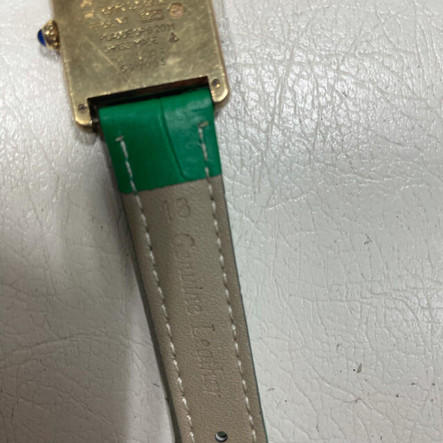 Cartier - カルティエ 腕時計 グリーンベルト 760の通販 by Cartier - カルティエ 腕時計 グリーンベルト 760の通販 by