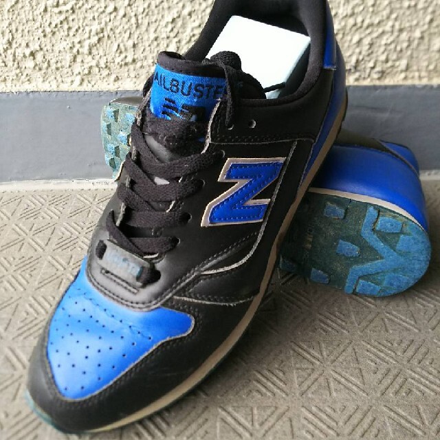 STUSSY - ヘクテクSTUSSYコラボTRAIL BUSTER黒27.5cm青 STUSSY - ヘクテクSTUSSYコラボTRAIL BUSTER黒27.5cm青