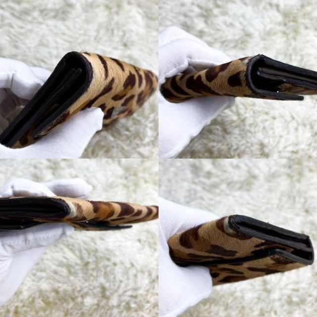 PRADA - プラダ 長財布 ハラコ レオパード ヒョウ柄の通販 by は PRADA - プラダ 長財布 ハラコ レオパード ヒョウ柄の通販 by は