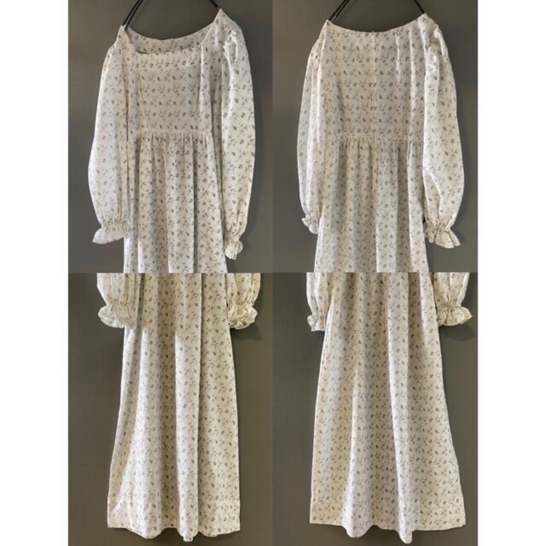 古着 ビンテージ 70s USA フラワー フレア ロング ドレス ワンピース 古着 ビンテージ 70s USA フラワー フレア ロング ドレス ワンピース