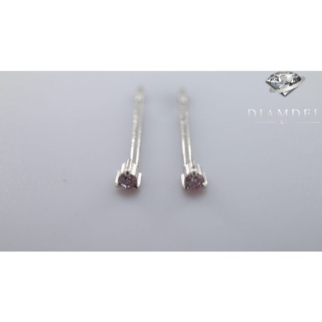天延ピンクダイヤモン/EARRINGS/ 0.03 ct. 天延ピンクダイヤモン/EARRINGS/ 0.03 ct.