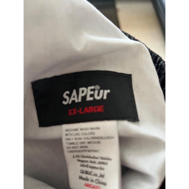 SAPEur デニムトラックパンツ XXL SAPEur デニムトラックパンツ XXL