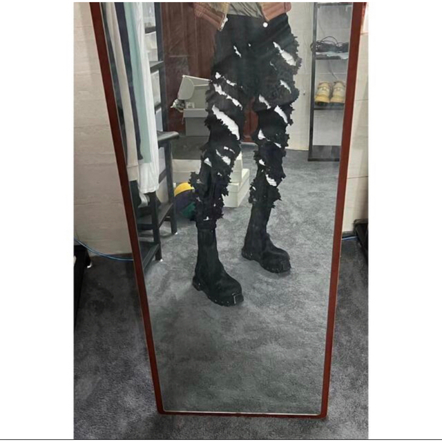 Rick Owens - 希少品 rick owens デストロイデニム 21awの通販 Rick Owens - 希少品 rick owens デストロイデニム 21awの通販