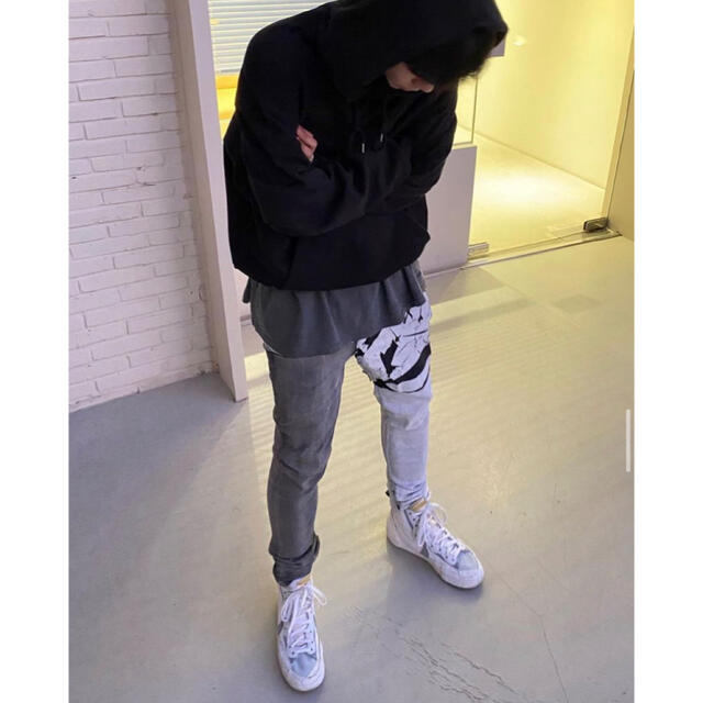 Rick Owens - 希少品 rick owens バイカラースキニーデニム 21aw Rick Owens - 希少品 rick owens バイカラースキニーデニム 21aw