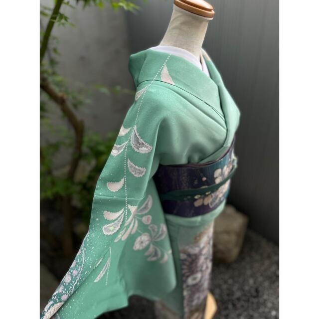 吉乃一廉』辻ヶ花訪問着 落款もものすけ様 吉乃一廉』辻ヶ花訪問着 落款もものすけ様