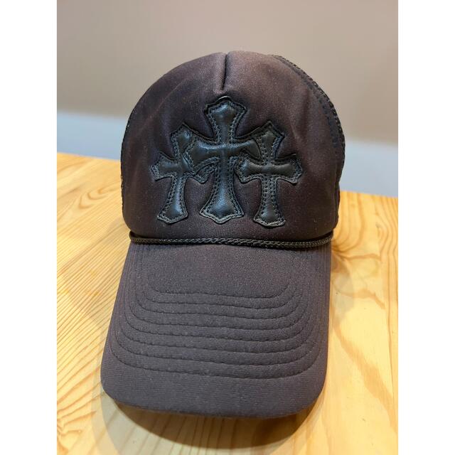 美品 CHROMEHEARTS デニムハット セメタリークロスパッチ け 帽子 M 美品 CHROMEHEARTS デニムハット セメタリークロスパッチ け 帽子 M