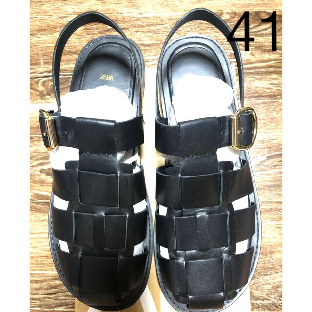 ZARA - ZARA レザーサンダル 41の通販 by s.h|ザラならラクマ ZARA - ZARA レザーサンダル 41の通販 by s.h|ザラならラクマ