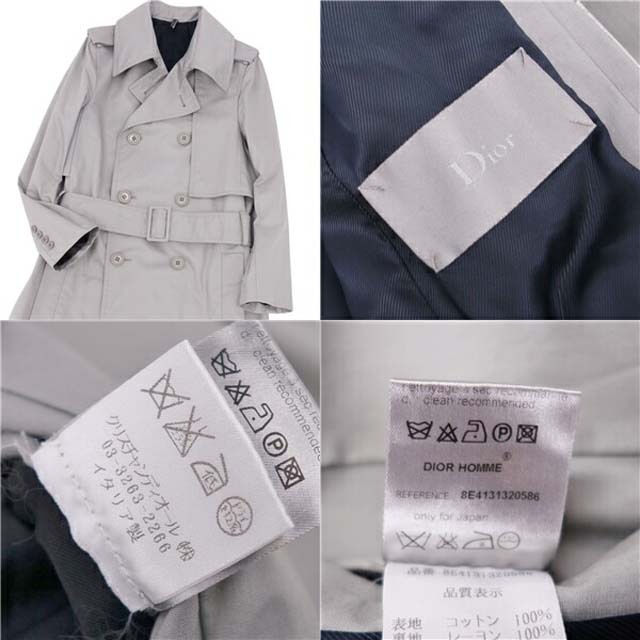 DIOR HOMME - ディオールオム 2008SS コート トレンチコート DIOR HOMME - ディオールオム 2008SS コート トレンチコート