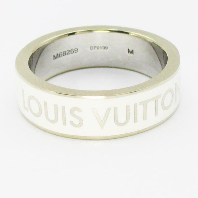 LOUIS VUITTON - LV バーグ・LVカラーズ リング M68269 ホワイト LOUIS VUITTON - LV バーグ・LVカラーズ リング M68269 ホワイト