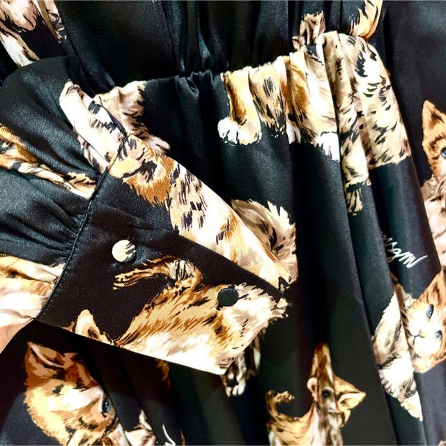 MSGM - MSGM 仔猫柄 フレアワンピースの通販 by アズキ's shop MSGM - MSGM 仔猫柄 フレアワンピースの通販 by アズキ's shop