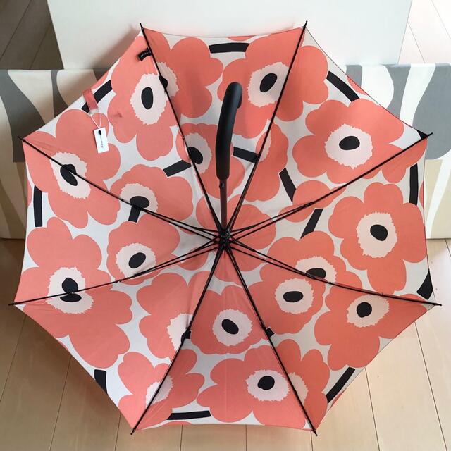 新品 marimekko Stick Pieni Unikko 長傘 コーラル 新品 marimekko Stick Pieni Unikko 長傘 コーラル