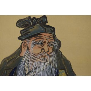 雑誌で紹介された 真作】津端道彦/寿老人図/鹿寿老図/掛軸☆宝船 雑誌で紹介された 真作】津端道彦/寿老人図/鹿寿老図/掛軸☆宝船