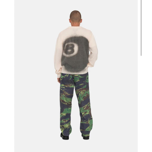 STUSSY - stussy 8 BALL SPRAY SWEATER セーター ニット Lの通販 STUSSY - stussy 8 BALL SPRAY SWEATER セーター ニット Lの通販