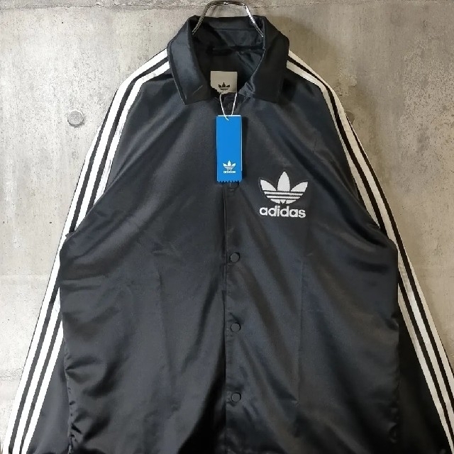 新品 M 常田大希 adidas アディダス コーチジャケット 黒 白 新品 M 常田大希 adidas アディダス コーチジャケット 黒 白