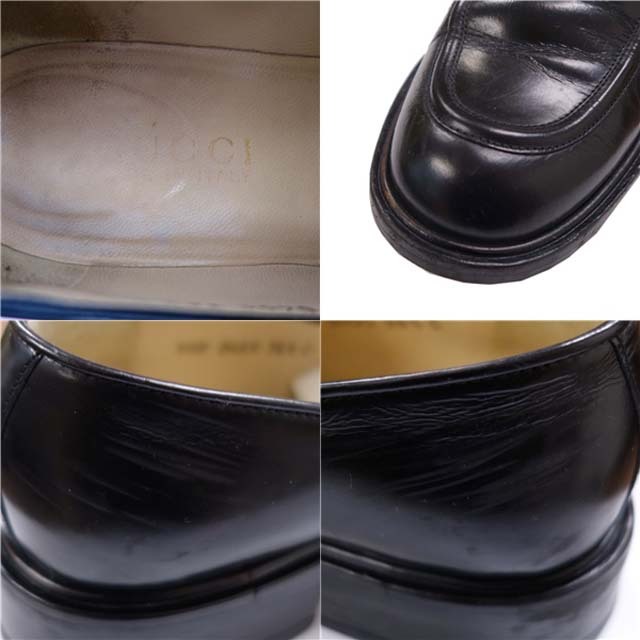 Vintage グッチ ローファー ホースビット レディース 36 1/2C 黒 Vintage グッチ ローファー ホースビット レディース 36 1/2C 黒