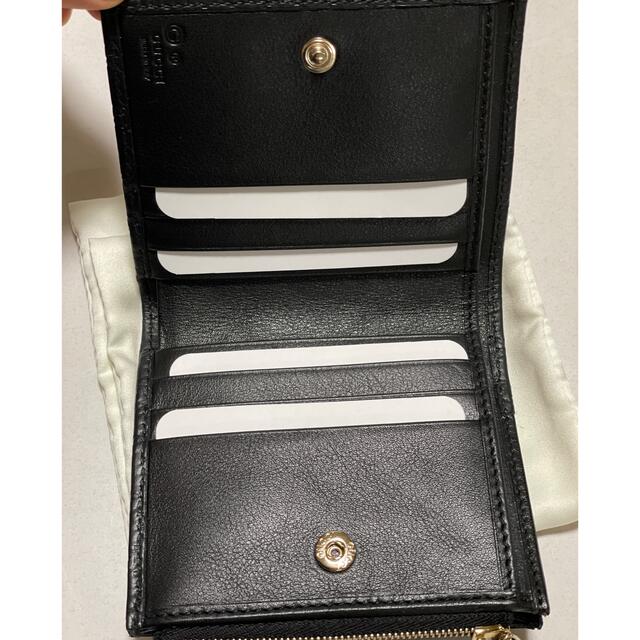 GUCCI グッチ 折りたたみ 財布 黒 GUCCI グッチ 折りたたみ 財布 黒