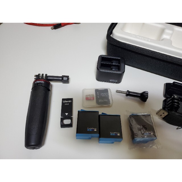 GoPro HERO9セット 充電器 バッテリー3個 ウランジ部品 SDカード付 GoPro HERO9セット 充電器 バッテリー3個 ウランジ部品 SDカード付