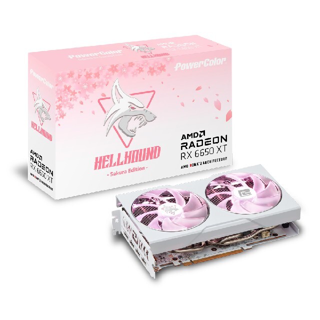 PowerColor Hellhound Sakura AMD RX6650XT PowerColor Hellhound Sakura AMD RX6650XT