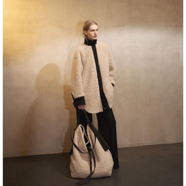 タグ付新品❤︎HARUNOBU MURATA 21AW バージンウールボアコート タグ付新品❤︎HARUNOBU MURATA 21AW バージンウールボアコート