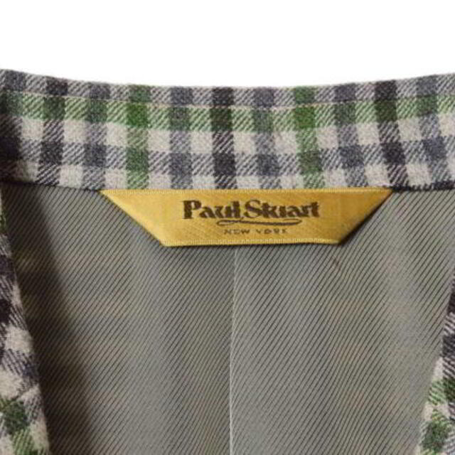 Paul Stuart - Paul Stuart チェック ウール 2B ジャケットの Paul Stuart - Paul Stuart チェック ウール 2B ジャケットの
