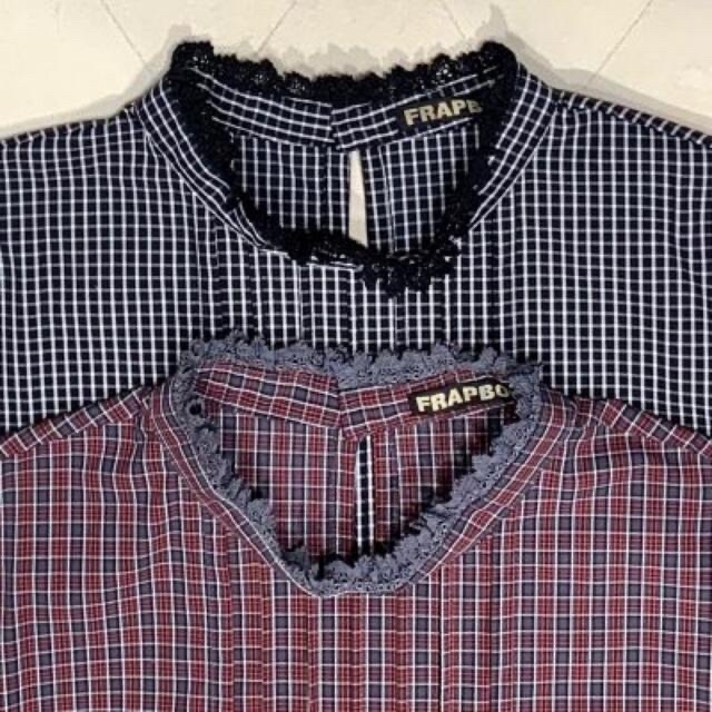 ☆新品☆FRAPBOIS チェックブラウス ☆新品☆FRAPBOIS チェックブラウス