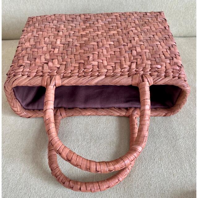 新品 未使用品 長野産 サイズM 職人手編み 網代編み 山葡萄籠バッグ 新品 未使用品 長野産 サイズM 職人手編み 網代編み 山葡萄籠バッグ