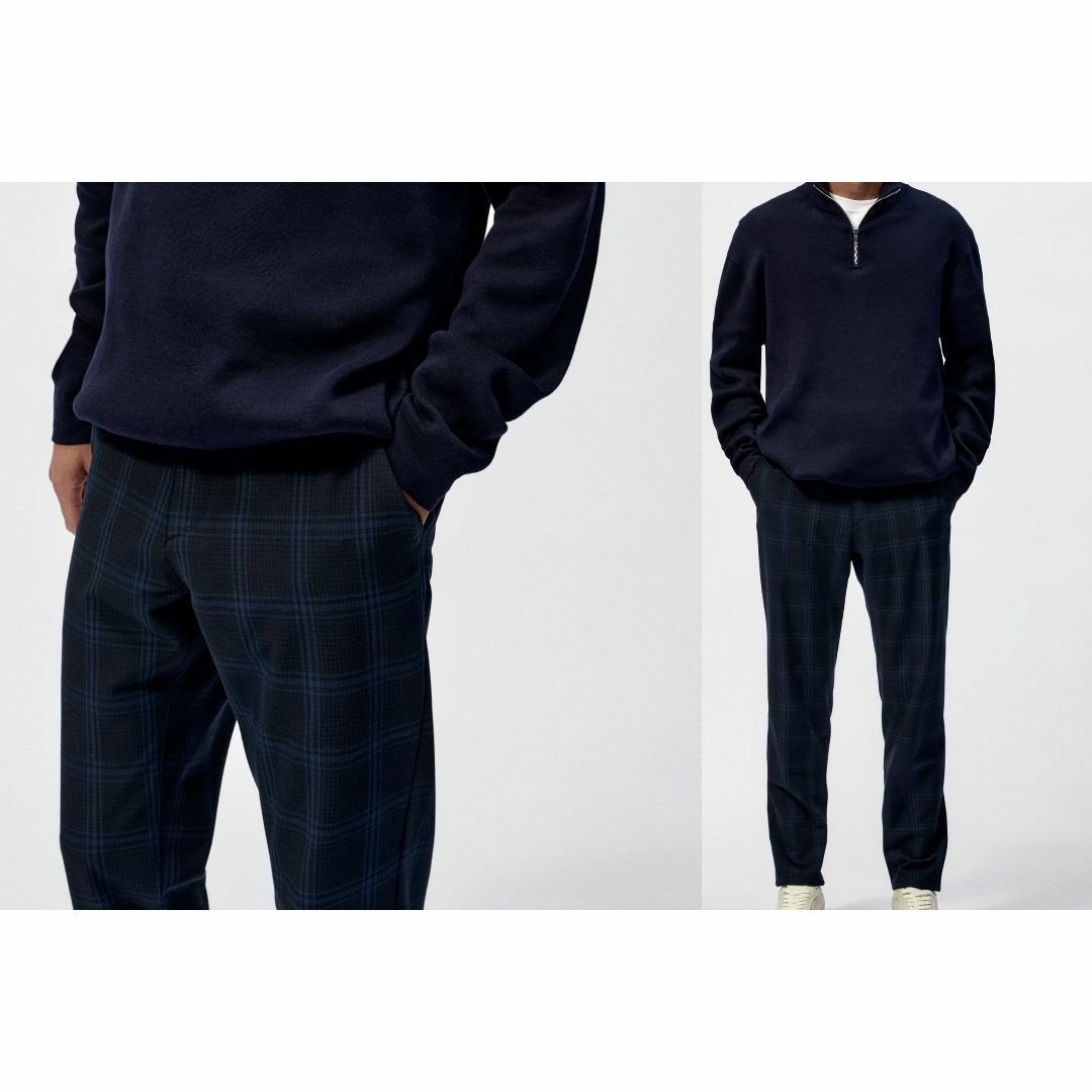 ZARA - ZARA MAN チェック柄メランジテクスチャーコンフォート ZARA - ZARA MAN チェック柄メランジテクスチャーコンフォート