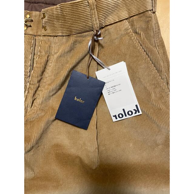 kolor - 新品 22aw kolor コーデュロイ パンツ 3 comoli neatの kolor - 新品 22aw kolor コーデュロイ パンツ 3 comoli neatの